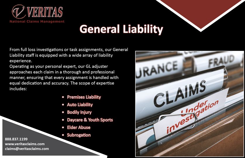 General Liability Claims Management Service | Veritas